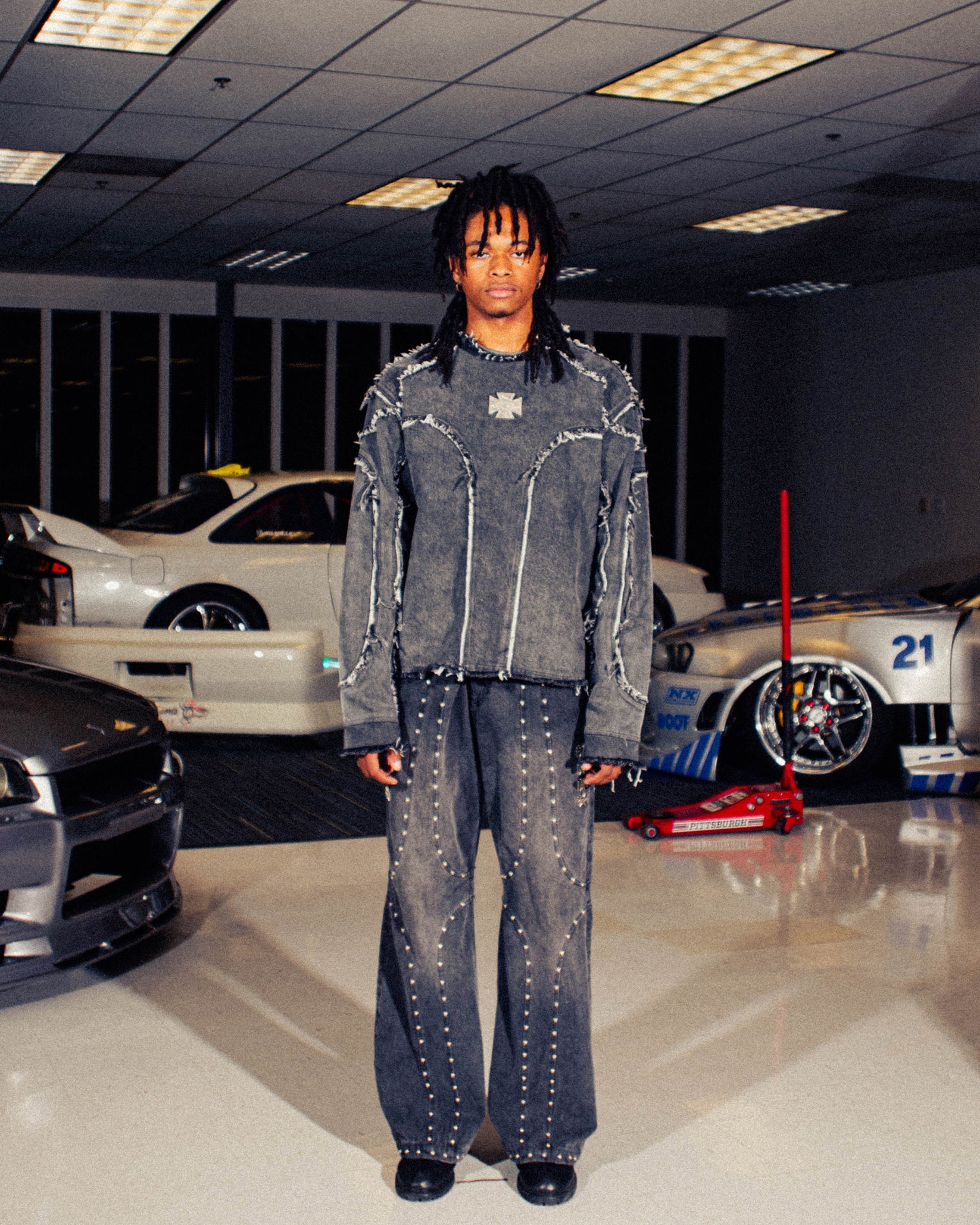 Star-Bolt Denim Jeans - Iconaclub